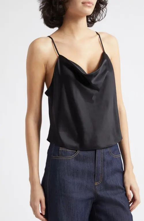 Cinq À Sept Marta Silk Cami - Black