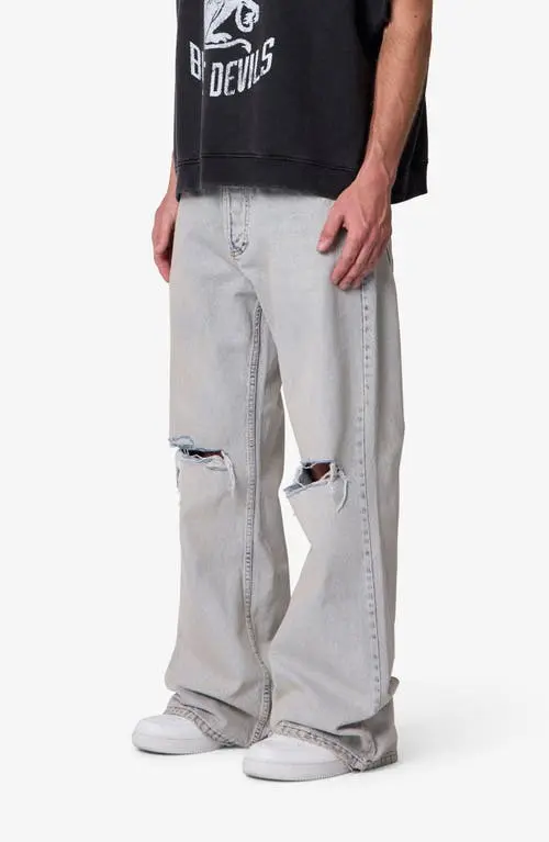 Mnml Distressed Kick Flare Jeans