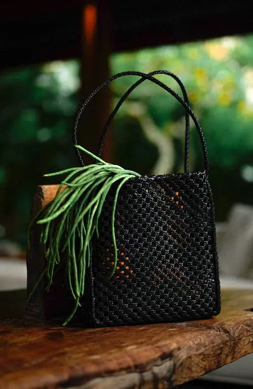 BRUNNA.CO Julian Recycled Market Tote Bag - Black