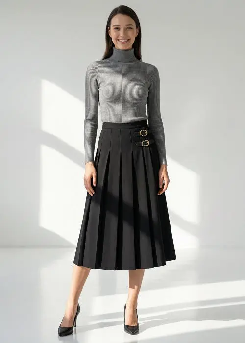 EXQUISE Jazmyn Midi Skirt