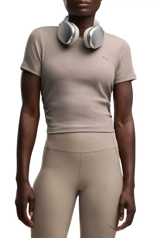 PUMA Cloudspun Rib Performance Tee - Mouse Gray