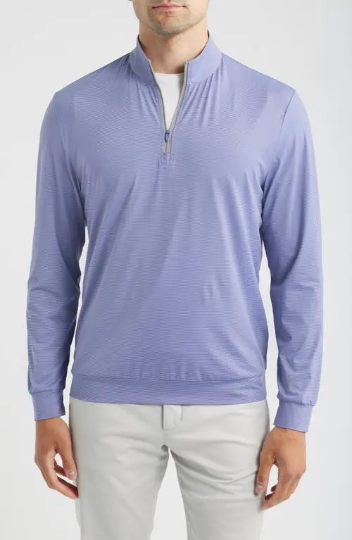 Johnnie-o Bixler Long Sleeve Quarter Zip Sweatshirt - Fig