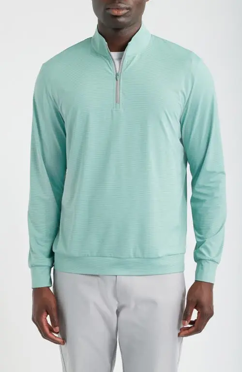 Johnnie-o Bixler Long Sleeve Quarter Zip Sweatshirt - Sublime