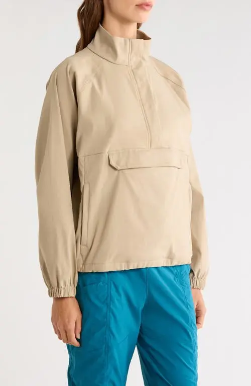 Prana Stretch Zion Half Zip Popover Jacket - Sandbar