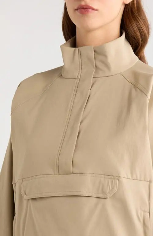 Prana Stretch Zion Half Zip Popover Jacket - Sandbar