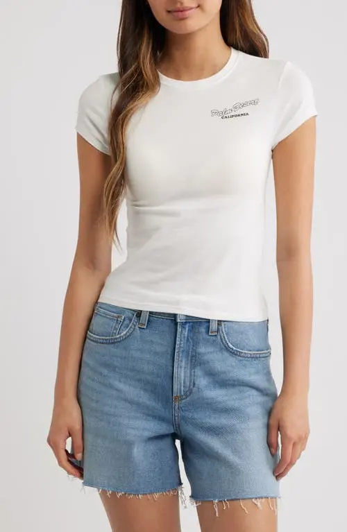 PACSUN Palm Desert Skimmer Graphic Tee - Cream