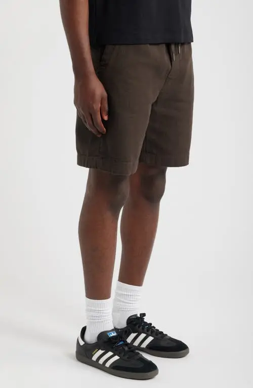 Brooklyn Industries Loose Fit Woven Stretch Cotton Drawstring Shorts
