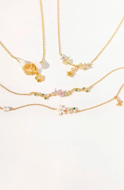 GIRLS CREW Flower Dash Charm Necklace