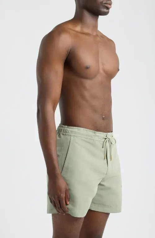 CHE Oceano Solid Drawstring Swim Trunks