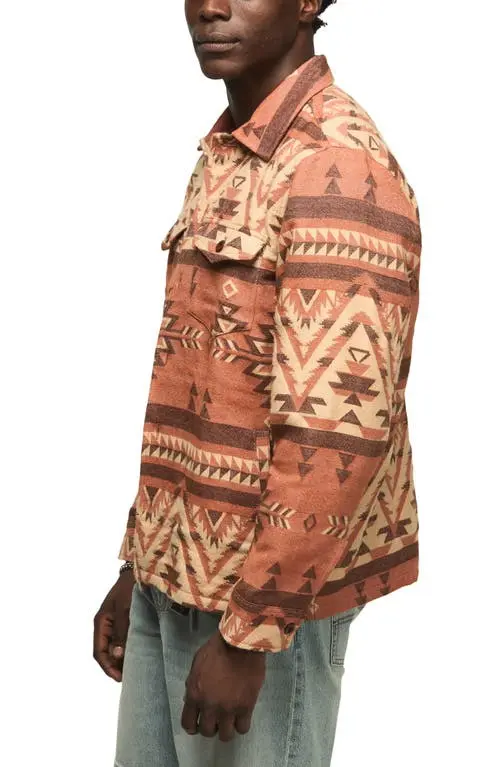 Lucky Brand Geo Jacquard Shirt Jacket
