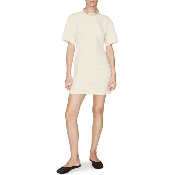 Mango Lennon T-shirt Dress - Vanilla