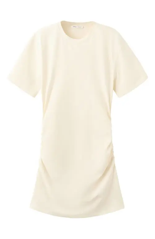 Mango Lennon T-shirt Dress - Vanilla