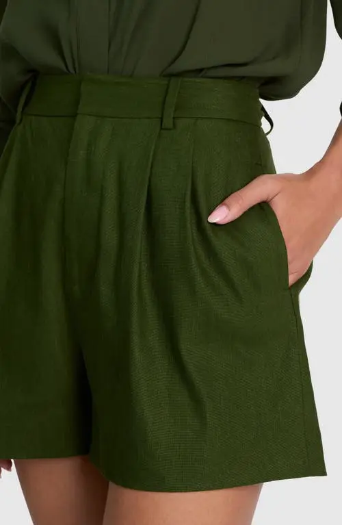 Alice + Olivia Conry Relaxed High Waist Shorts
