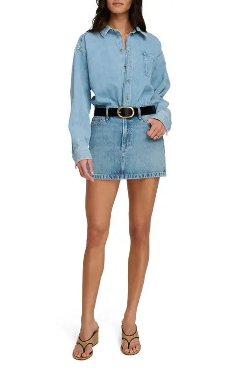 FAVORITE DAUGHTER The Layla Denim Miniskirt