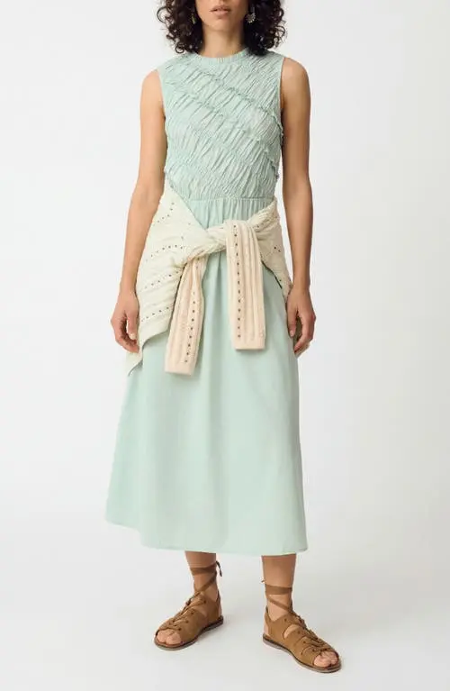 PER UNA BY M&S Sleeveless Cotton Midi Dress