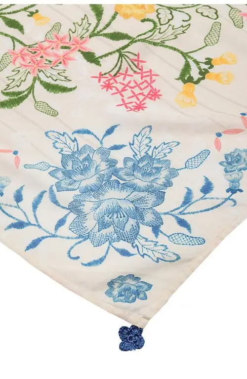Agua Bendita Marine Bleu Floral Pareo Cover-up