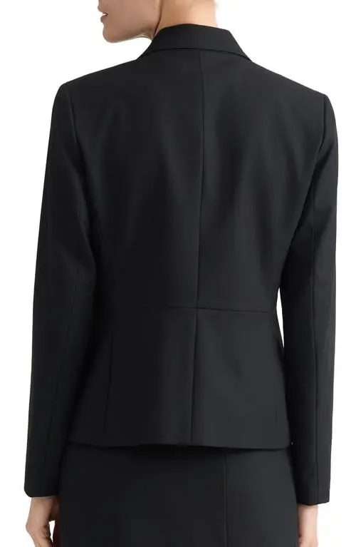KASPER Two-button Blazer With Stretch - Black