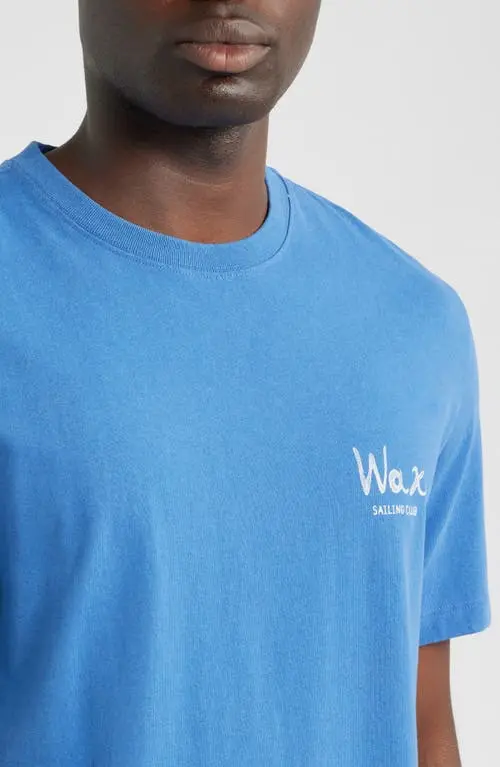 WAX LONDON Dean Sailing Map Graphic Cotton T-shirt