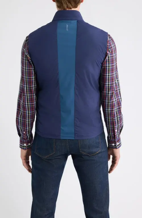 Johnnie-o Flex Zip Front Stretch Vest - Navy