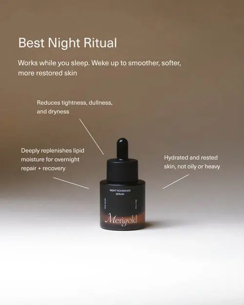 MERIGOLD Gua Sha And Night Nourisher Serum Bundle