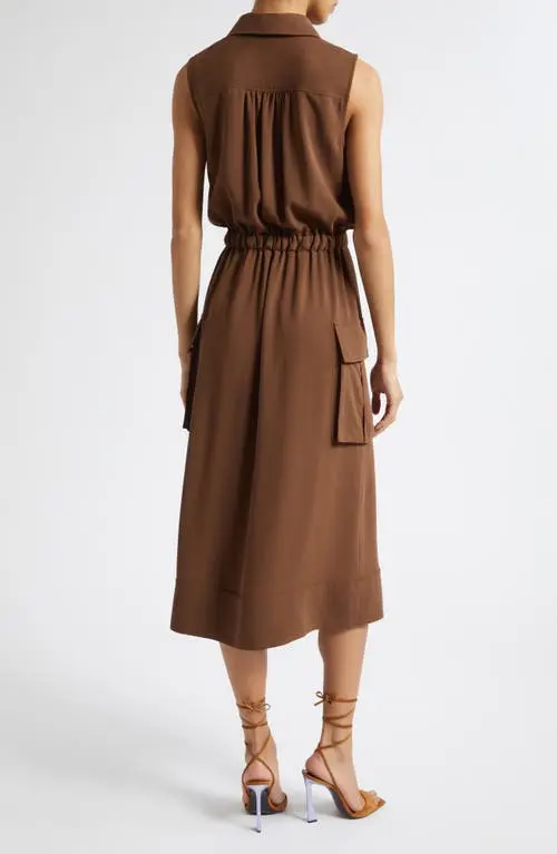 Ramy Brook Payton Sleeveless Shirtdress