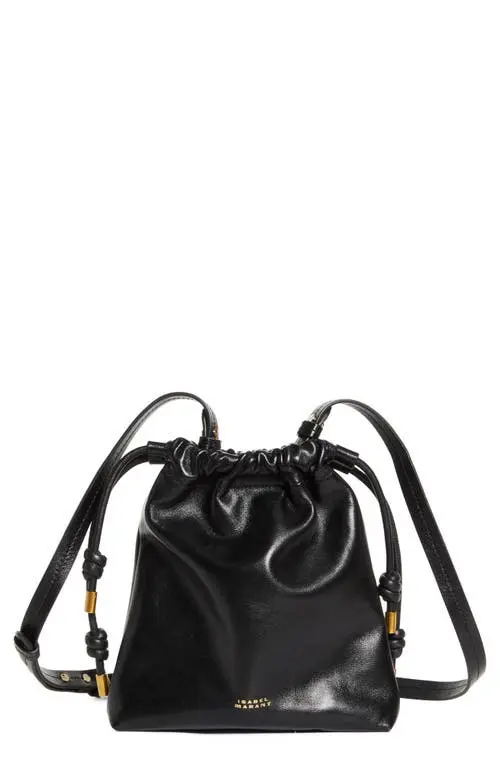 Isabel Marant Étoile Silven Mini Leather Tote - Black
