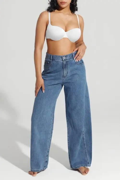POPILUSH Balconette Underwire Push-up Bra - Snow