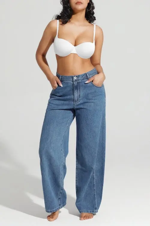 POPILUSH Balconette Underwire Push-up Bra - Snow