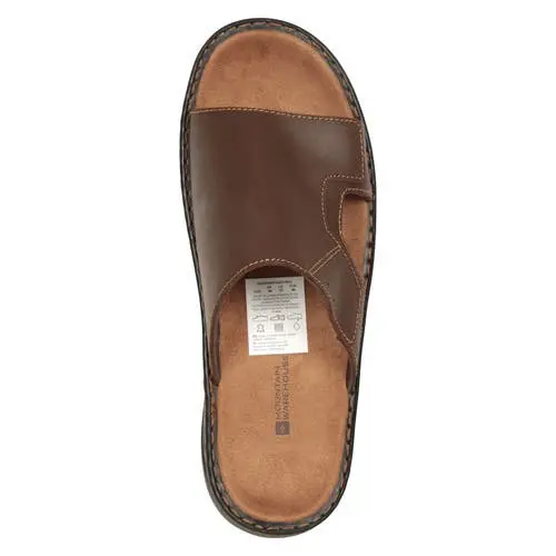 Mountain Warehouse Comfort Leather Slip-on Sandals