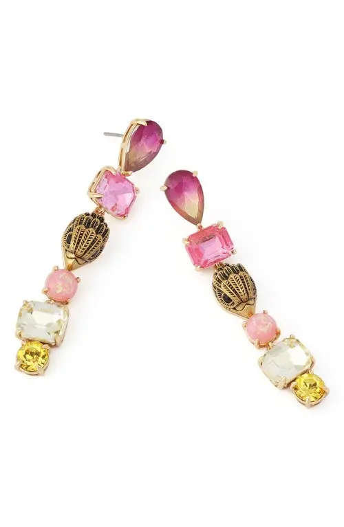 Kurt Geiger Eagle Stone Linear Drop Earrings