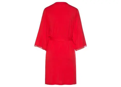 LASCANA Lace Trim Robe