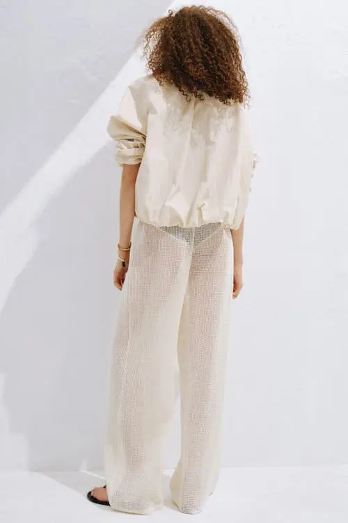 H&m Net Drawstring Trousers