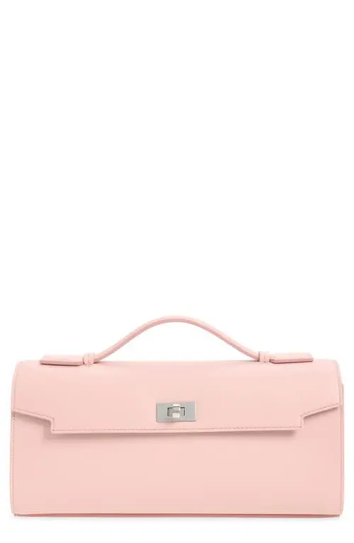 ANYA HINDMARCH Mortimer Leather Clutch - Shell Pink