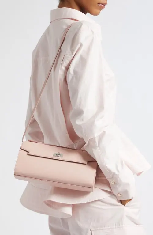 ANYA HINDMARCH Mortimer Leather Clutch - Shell Pink