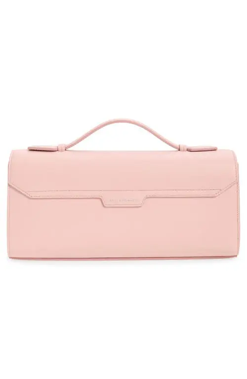 ANYA HINDMARCH Mortimer Leather Clutch - Shell Pink