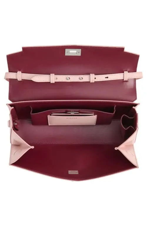 ANYA HINDMARCH Mortimer Leather Clutch - Shell Pink