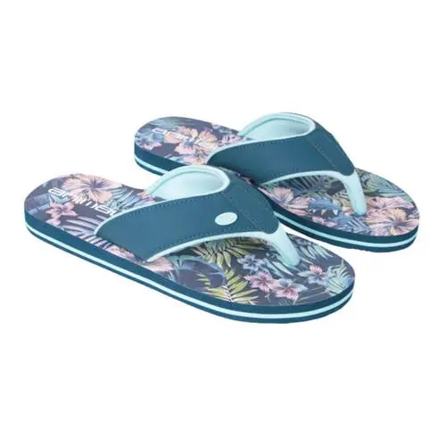 ANIMAL Leaf Print Flip Flops - Mint