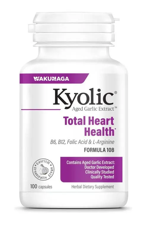 KYOLIC Aged Garlic Extract Formula 108, Total Heart Health