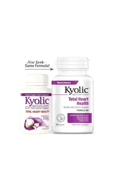 KYOLIC Aged Garlic Extract Formula 108, Total Heart Health