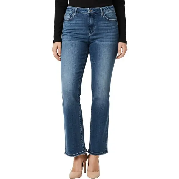 SLINK JEANS High Waist Ankle Flare Jeans