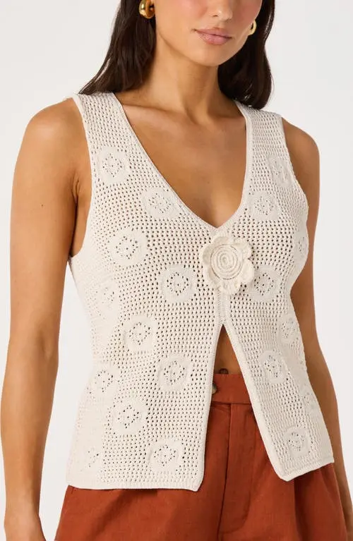 Astr The Label Maverick Crochet Tank