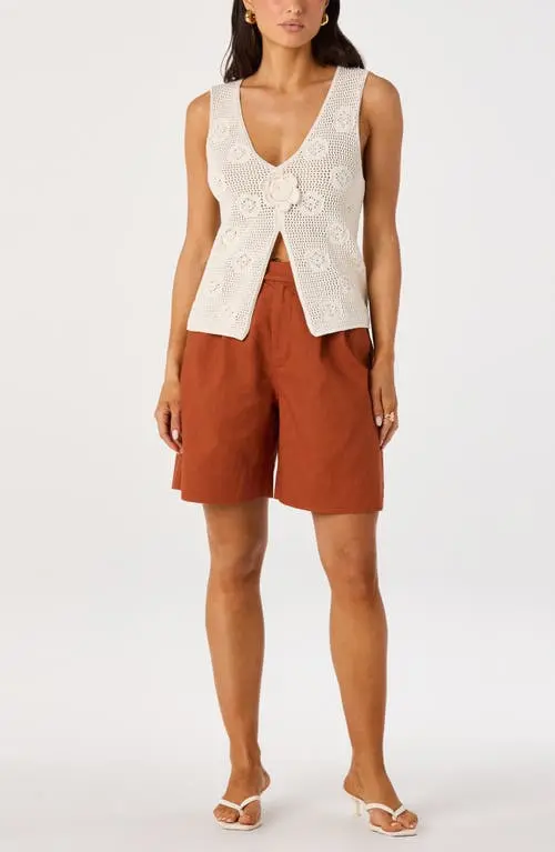 Astr The Label Maverick Crochet Tank