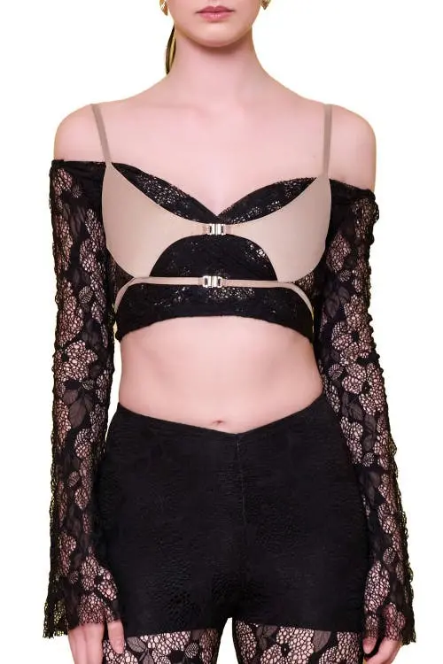 PCFG The Party Edit Lace Body With Contrast Bust Panel