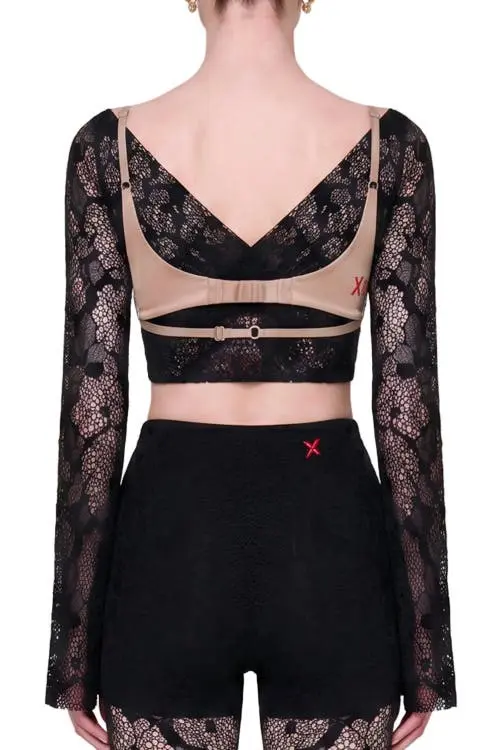 PCFG The Party Edit Lace Body With Contrast Bust Panel