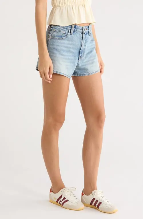 PACSUN Ivy High Waist Andy Denim Shorts