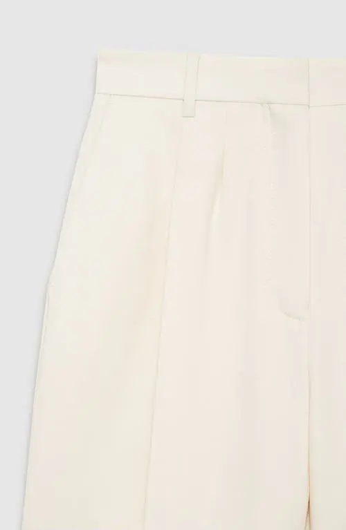 ANINE BING Bryson Tailored Knee-length Shorts - Cream