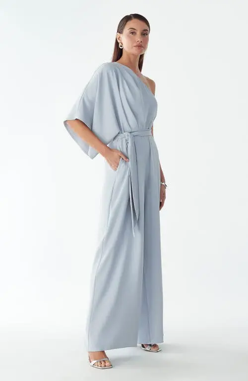 BWLDR Mona Asymmetrical Wide-leg Jumpsuit