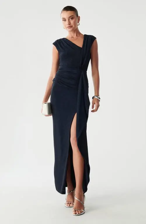 BWLDR Sami Maxi Dress - Navy Blue