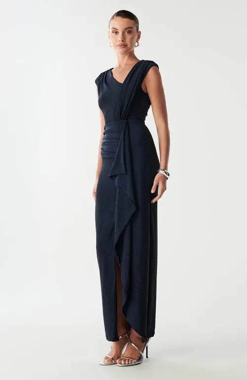 BWLDR Sami Maxi Dress - Navy Blue