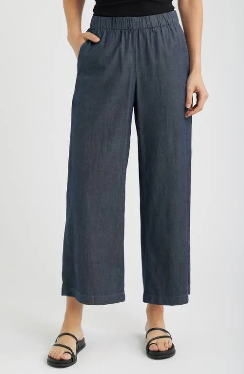 Eileen Fisher Wide Leg Ankle Pants